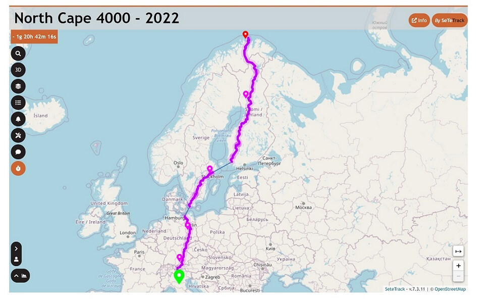 NorthCape 4000 : Partages de l'aventure de William David